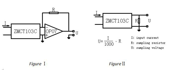 Φ5mm Mini PCB Mounting Current Transformer 1000:1 10A - Buy ZMCT103C ...