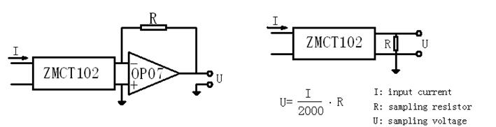 φ5mm PCB mounting Current transformer 2000:1 20A - Buy PCB mounting ...